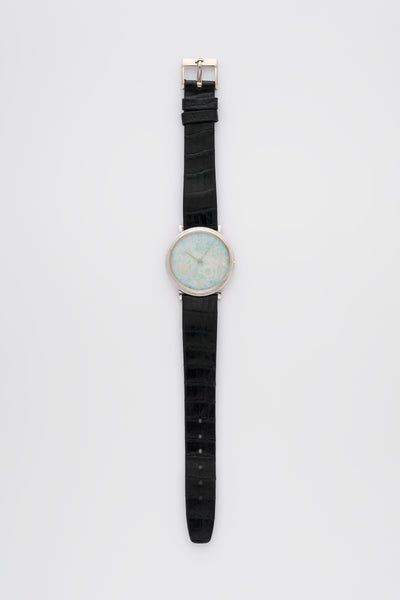 1970s Piaget Time Only Altiplano 18k White Gold Opal Dial 9021 – Archiwatch