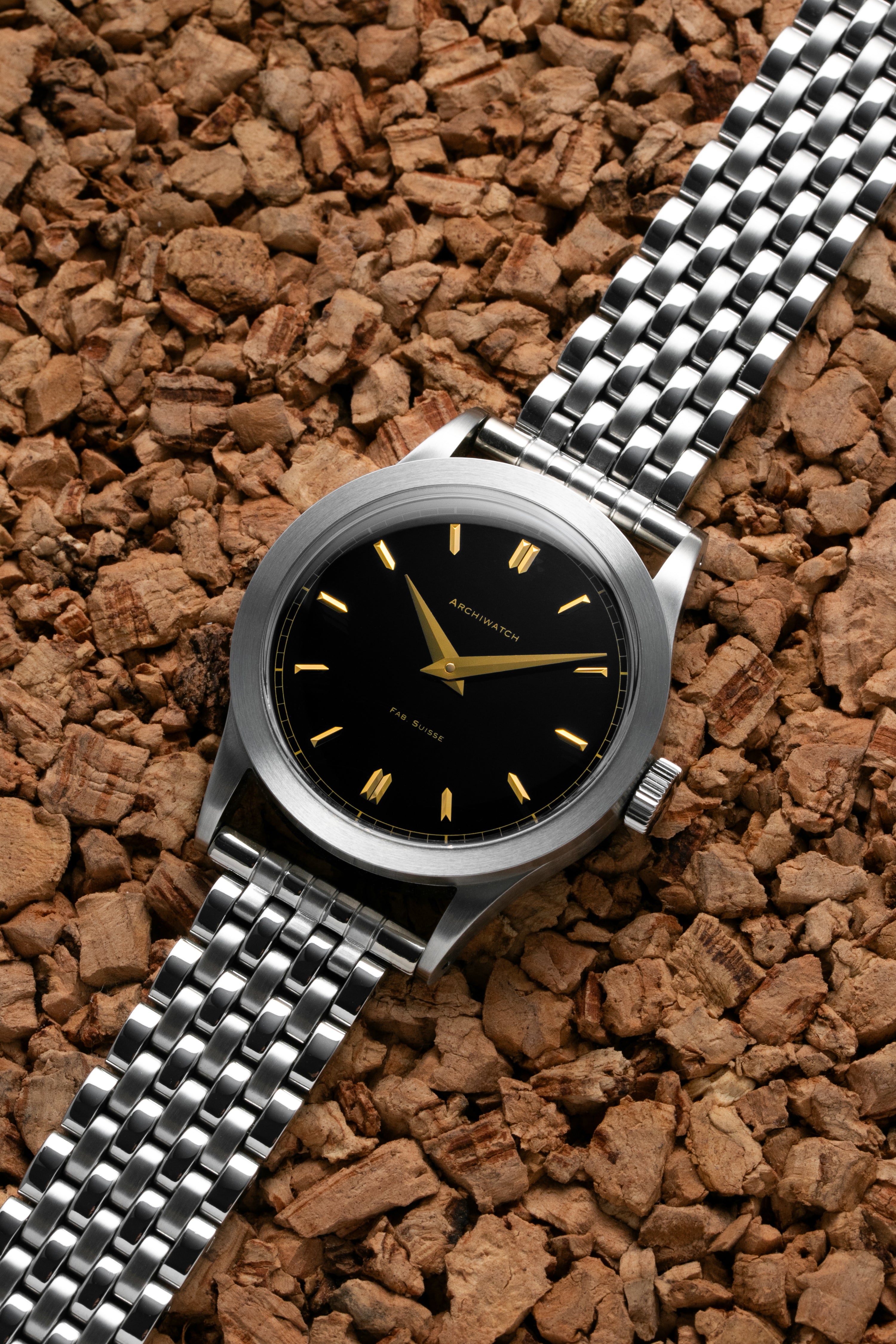 2024 ARCHIWATCH "ORIGINAL" 2525-1 GOLD/STEEL DIAL FINAL EDITION OF 25 ...