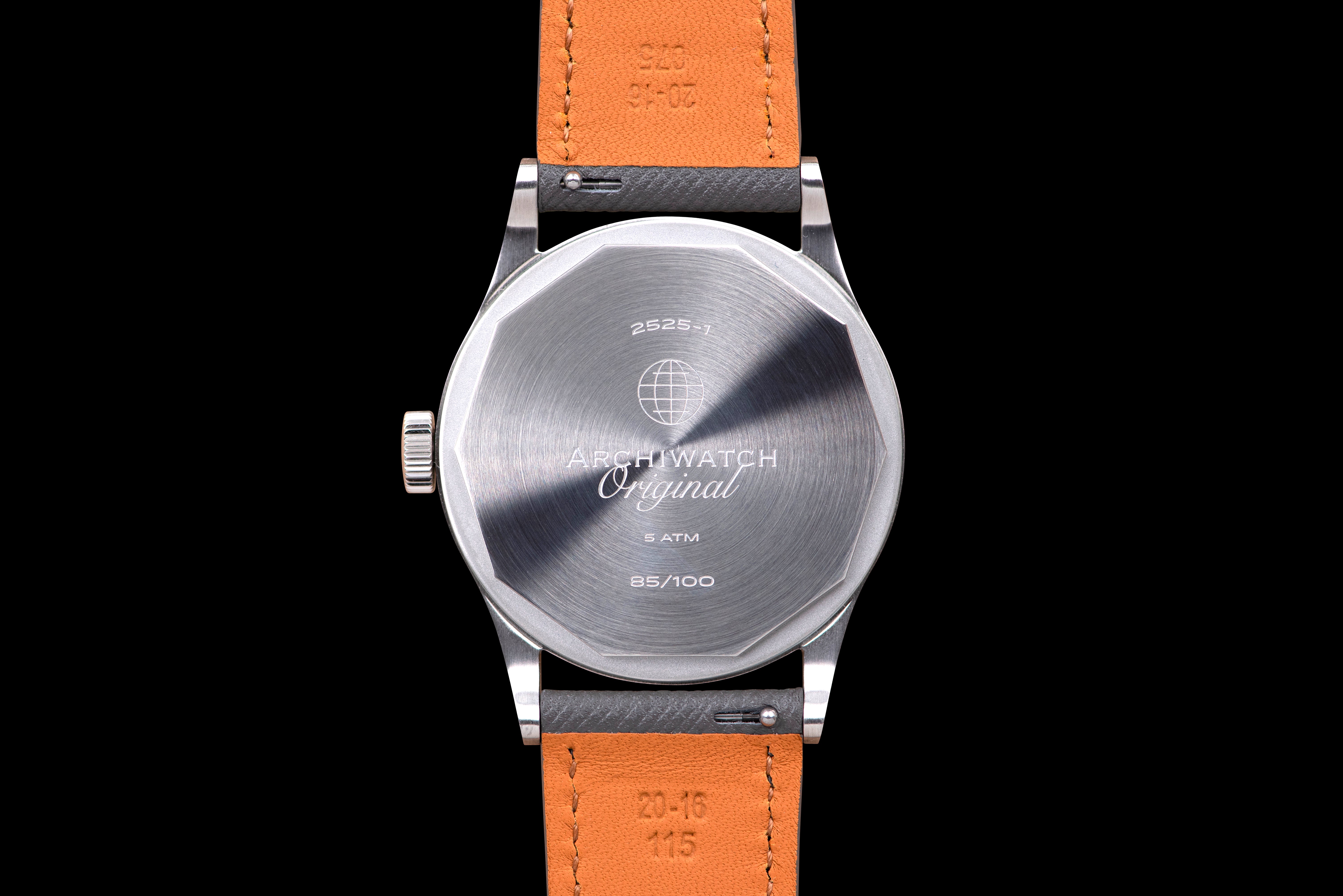 2023 ARCHIWATCH "ORIGINAL" 2525-1 GLOSSY BLACK DIAL LIMITED EDITION ...
