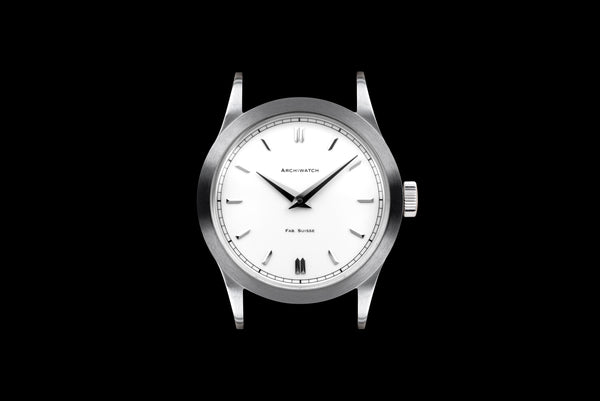 2023 ARCHIWATCH "ORIGINAL" 2525-1 GLOSSY OFF-WHITE DIAL LIMITED EDITIO ...