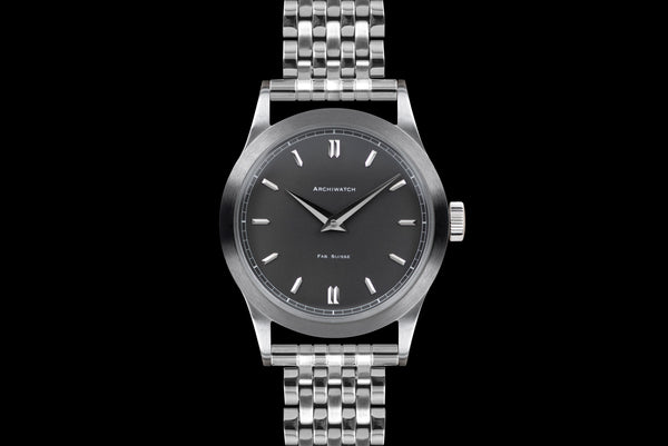 2024 ARCHIWATCH "ORIGINAL" 2525-1 GLOSSY GREY DIAL OSAKA EDITION 10 TI ...