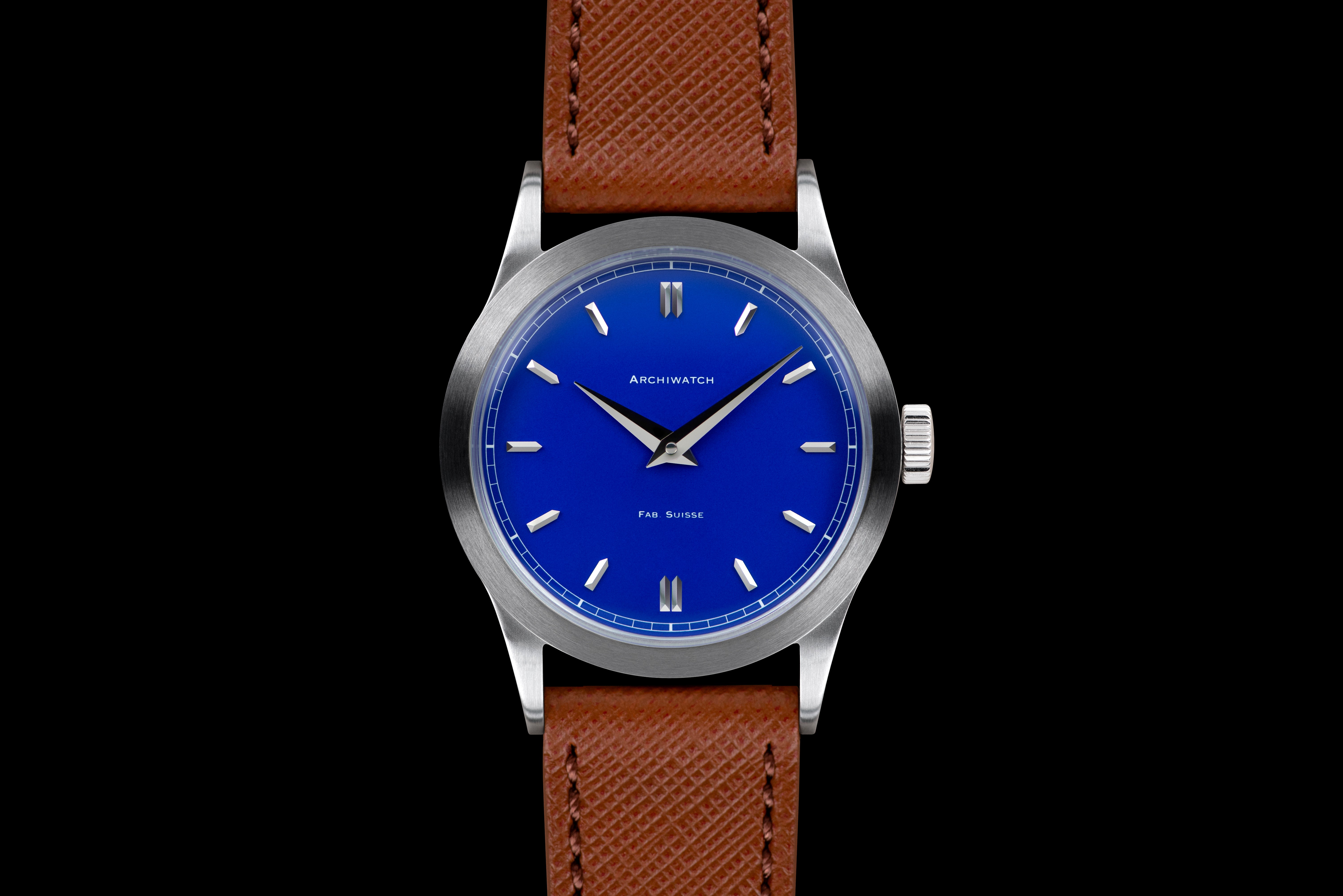 2024 ARCHIWATCH "ORIGINAL" 2525-1 GLOSSY BLUE DIAL TOKYO EDITION 10 TI ...