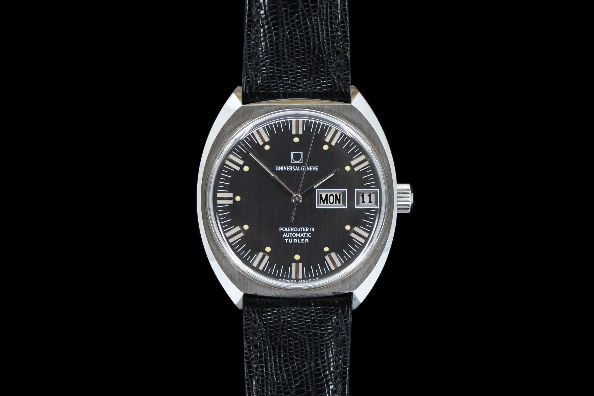 1969 Universal Genève Polerouter III Double-signed Türler 872103 ...